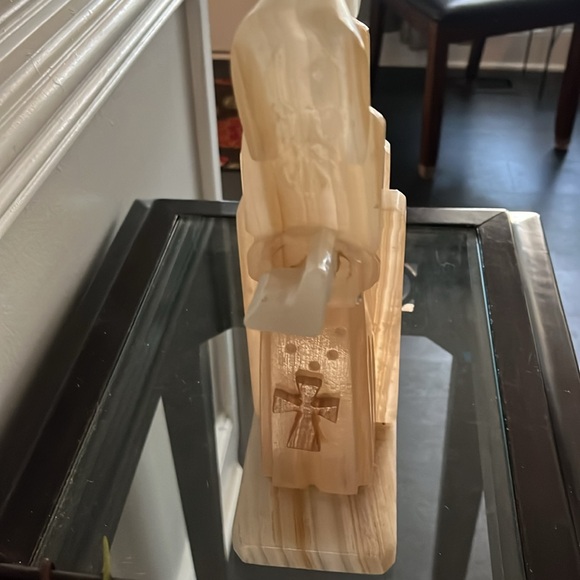 Accents | Vintage Religious Monk Priest Reading Carved Onyx Marble ...